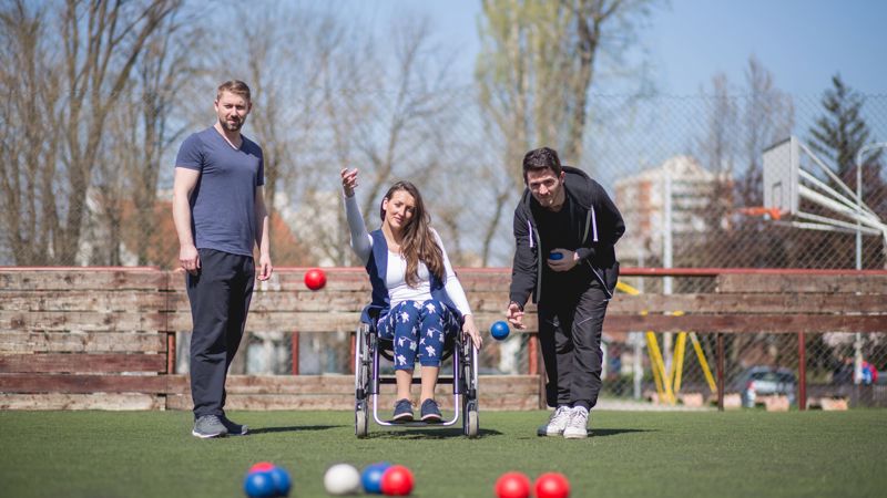 Enjoy Boccia with The Carers' Centre
